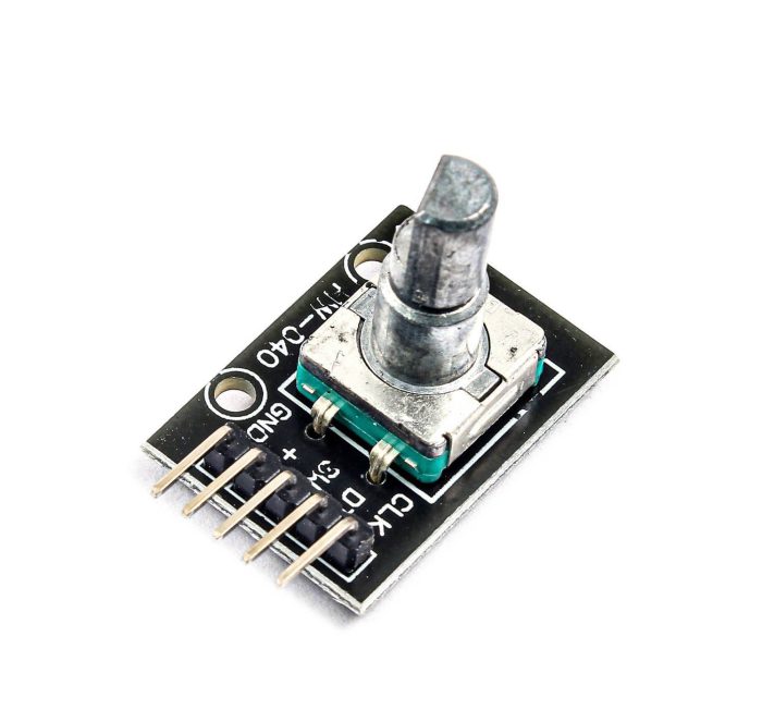 سنسور چرخش ROTARY ENCODER(HW-040) - باباخانی الکترونیک