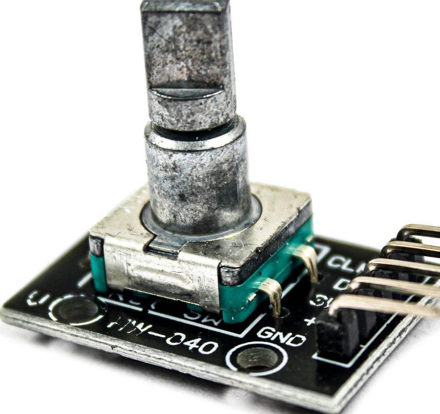 سنسور چرخش ROTARY ENCODER(HW-040) - باباخانی الکترونیک