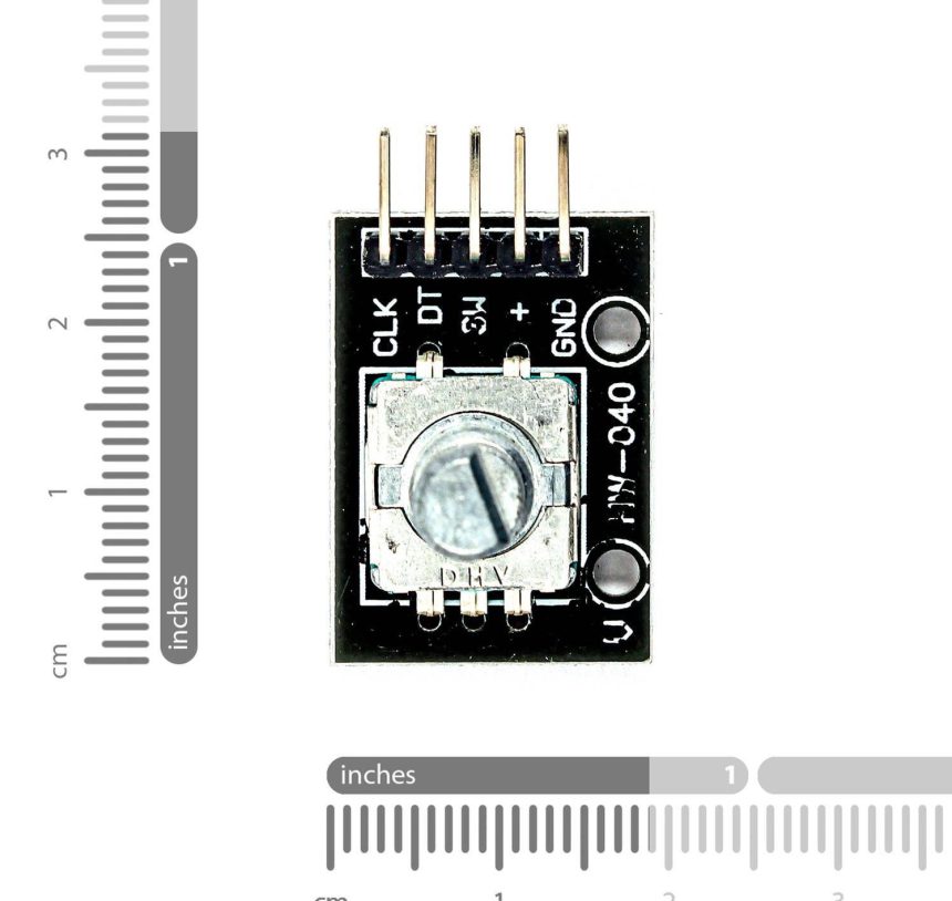 سنسور چرخش ROTARY ENCODER(HW-040) - باباخانی الکترونیک