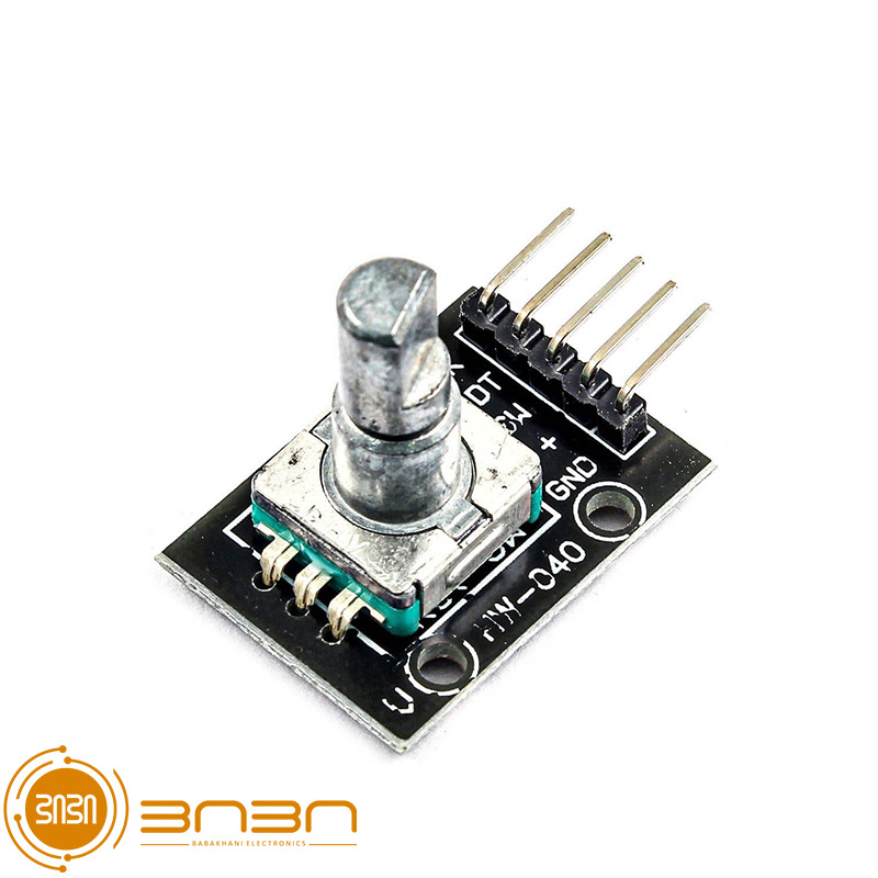 سنسور چرخش ROTARY ENCODER(HW-040) - باباخانی الکترونیک