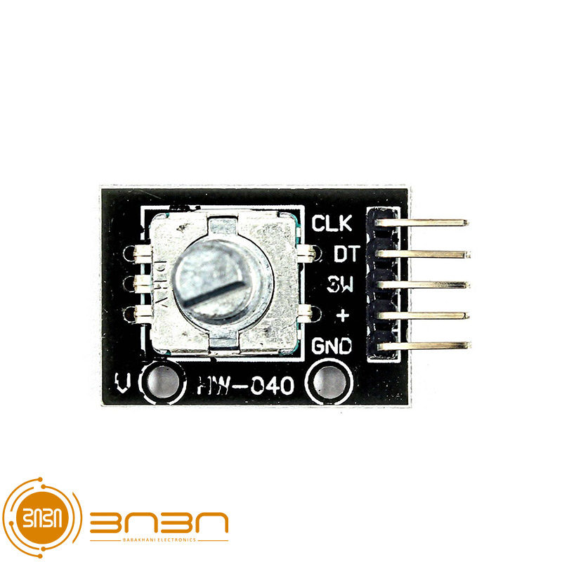 سنسور چرخش ROTARY ENCODER(HW-040) - باباخانی الکترونیک