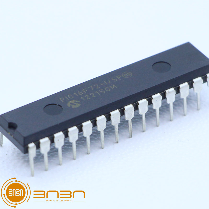 میکروکنترلر PIC16F72-I/SP پکیج DIP تایلند - باباخانی الکترونیک