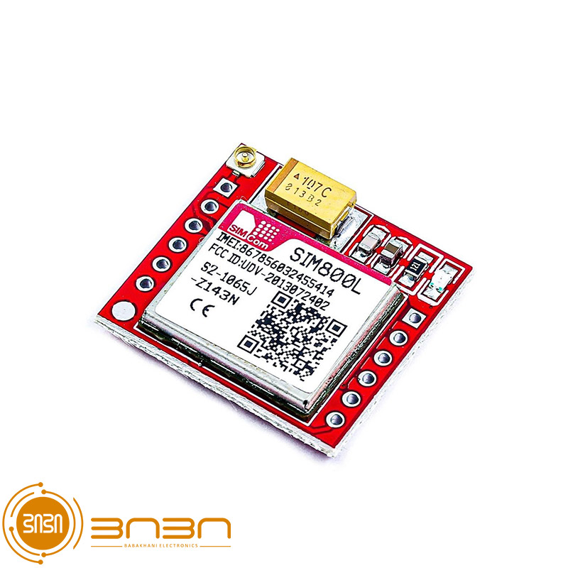 ماژول SIM800L GSM چهار باند GPRS-GSM-SMS - باباخانی الکترونیک