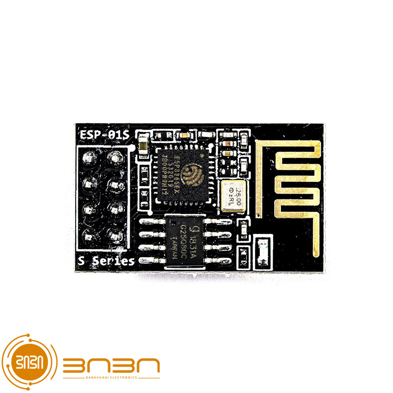 ESP-01S با هسته وایفای ESP8266 - باباخانی الکترونیک