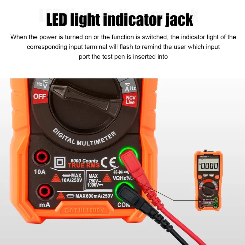 مولتي متر ويكتور مدل 890H Plus - باباخانی الکترونیک