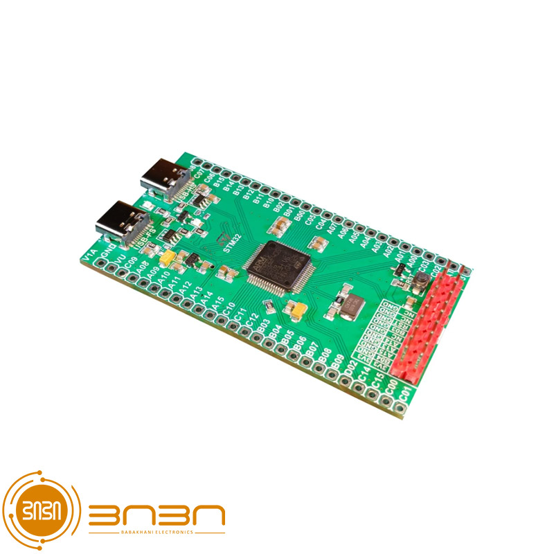 برد توسعه مدل STM32F405RGT6 - باباخانی الکترونیک